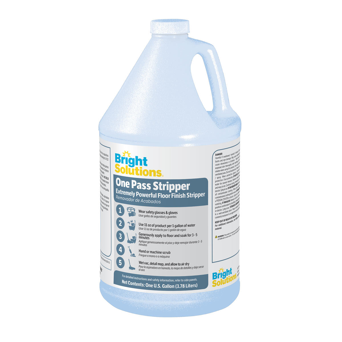 Bright Solutions One Pass Concentrated Floor Finish Stripping Solution ...