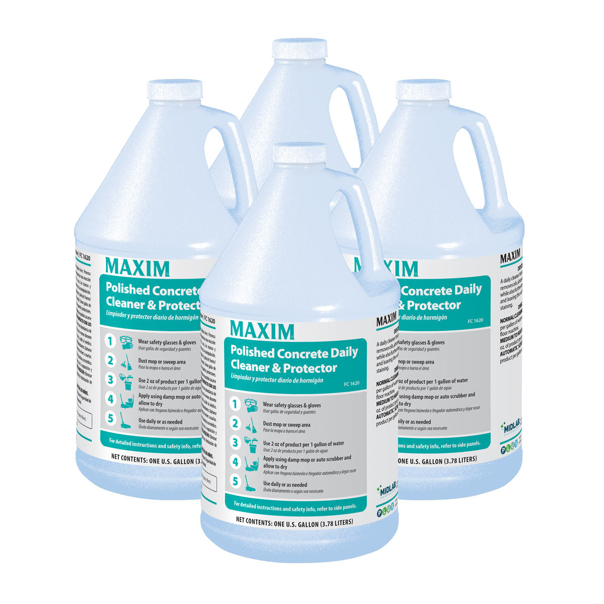 Maxim Polished Concrete Daily Cleaner & Protector (4 Gallons ...