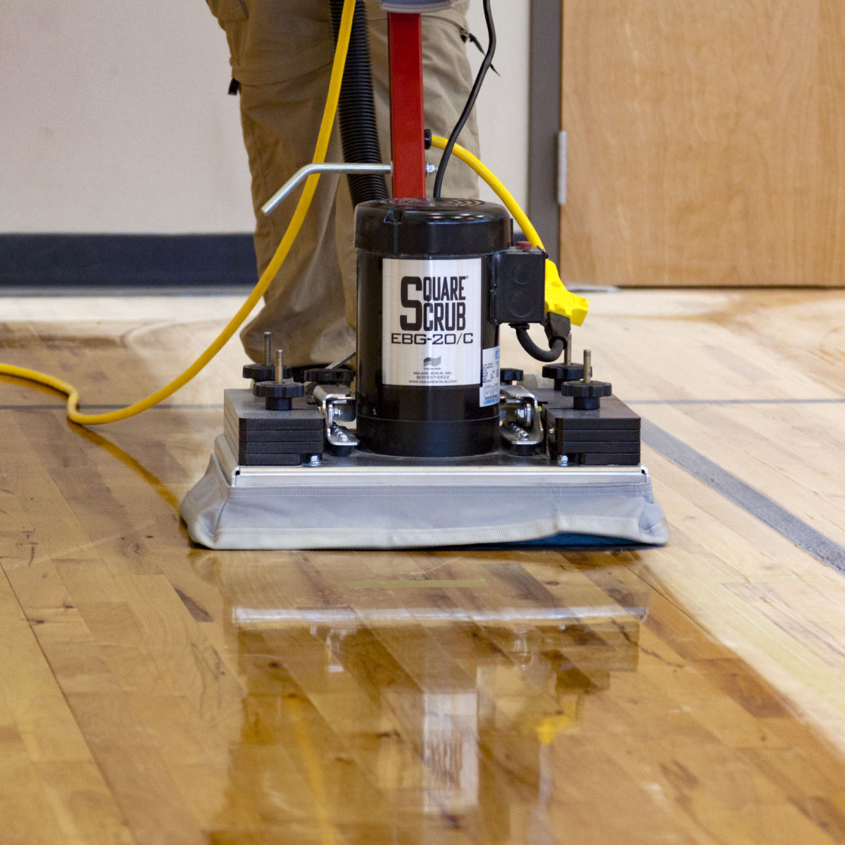 Square Scrub® Pivot 14" x 20" (#EBG-20C) Rectangular Floor Machine — FloorBuffers.com
