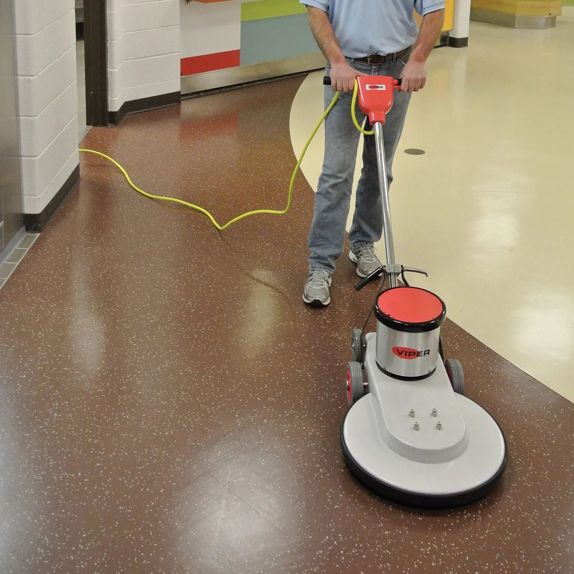 Viper 1500 RPM Floor Burnisher - 20" Cord Electric Model — FloorBuffers.com