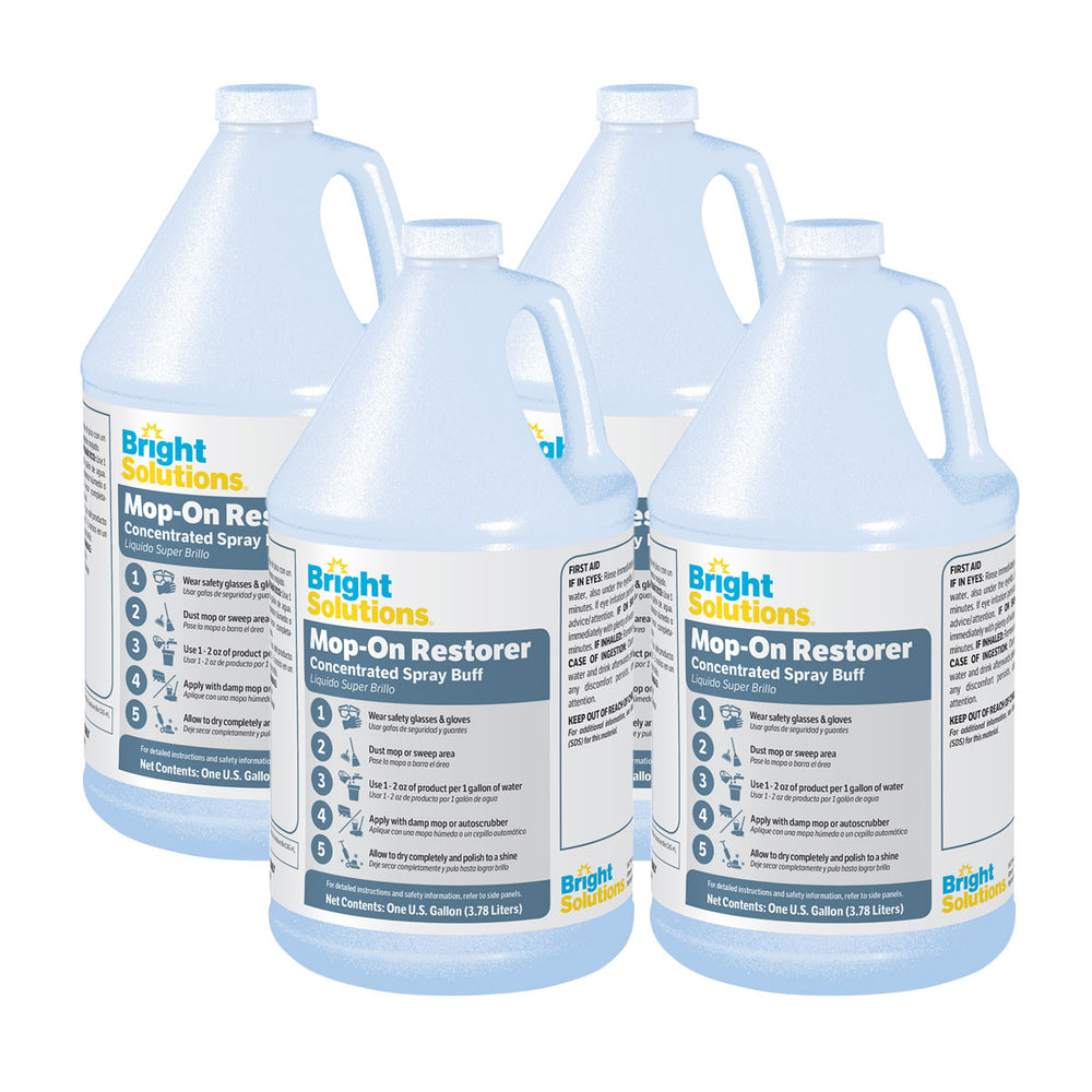 Bright Solutions® Mop-On Restorer Floor Spray Buffing Solution (#143600 ...