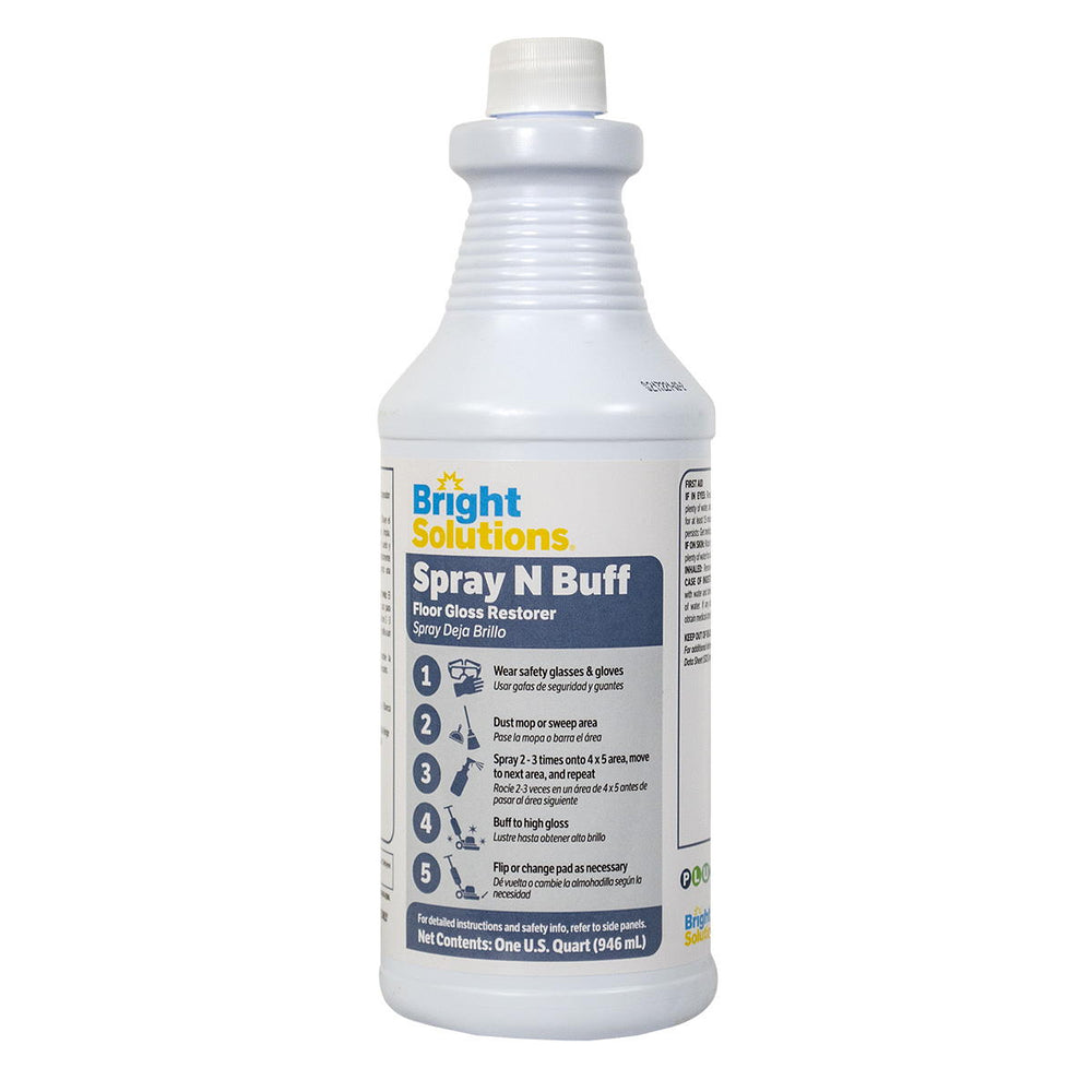Bright Solutions® Spray N Buff High Speed Floor Burnishing Solution ...