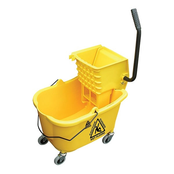 Side Press Mop Bucket & Wringer Combo — FloorBuffers.com