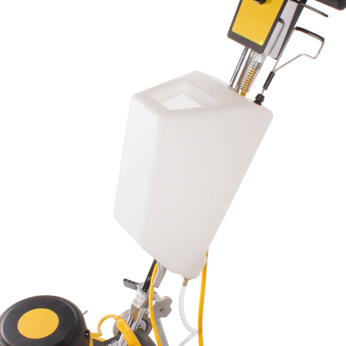 Rotary Floor Scrubber Solution Tank - White - 4 Gallons — FloorBuffers.com