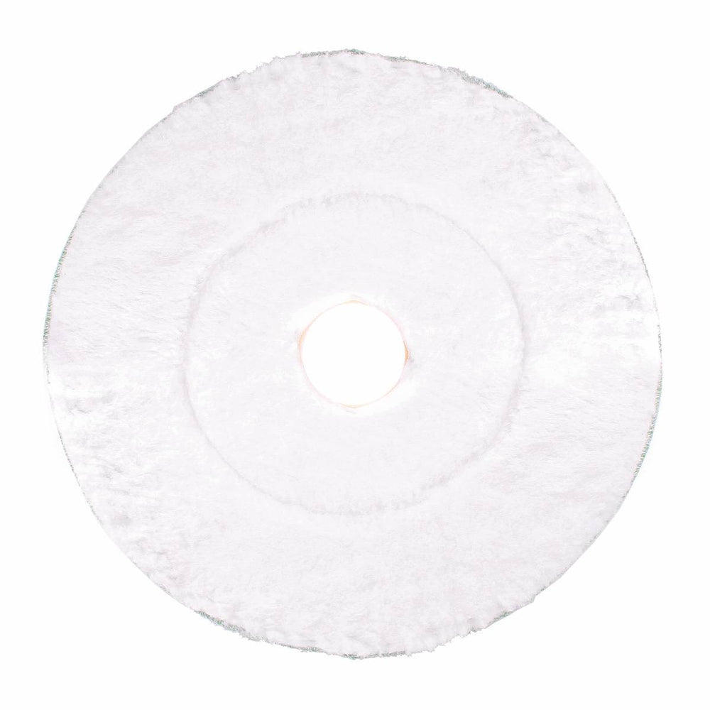 24" White Microfiber High Speed Burnishing Bonnet - 2 Pack (#404224 ...