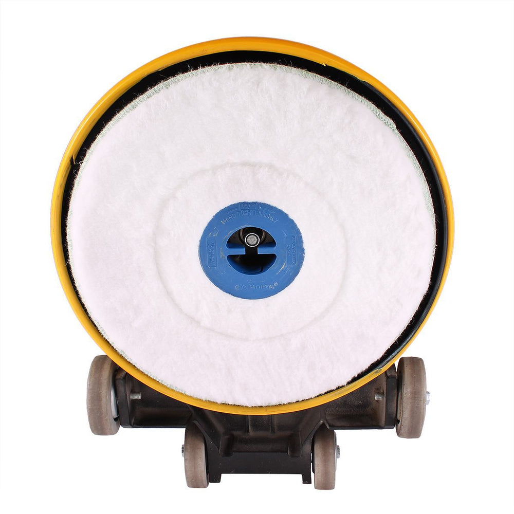 27" White Microfiber High Speed Burnishing Bonnet - 2 Pack (#404227 ...